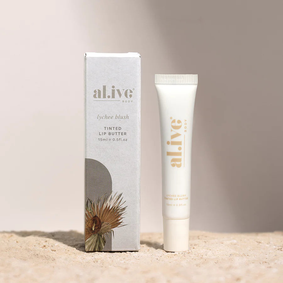 al.ive Body | Tinted Lip Butter - Lychee Blush – Unveiling Poppy